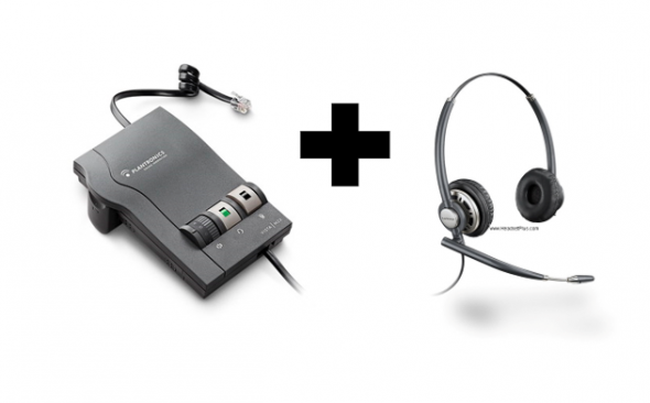 101voice desk phone compatible headsets - HeadsetPlus.com Plantronics ...