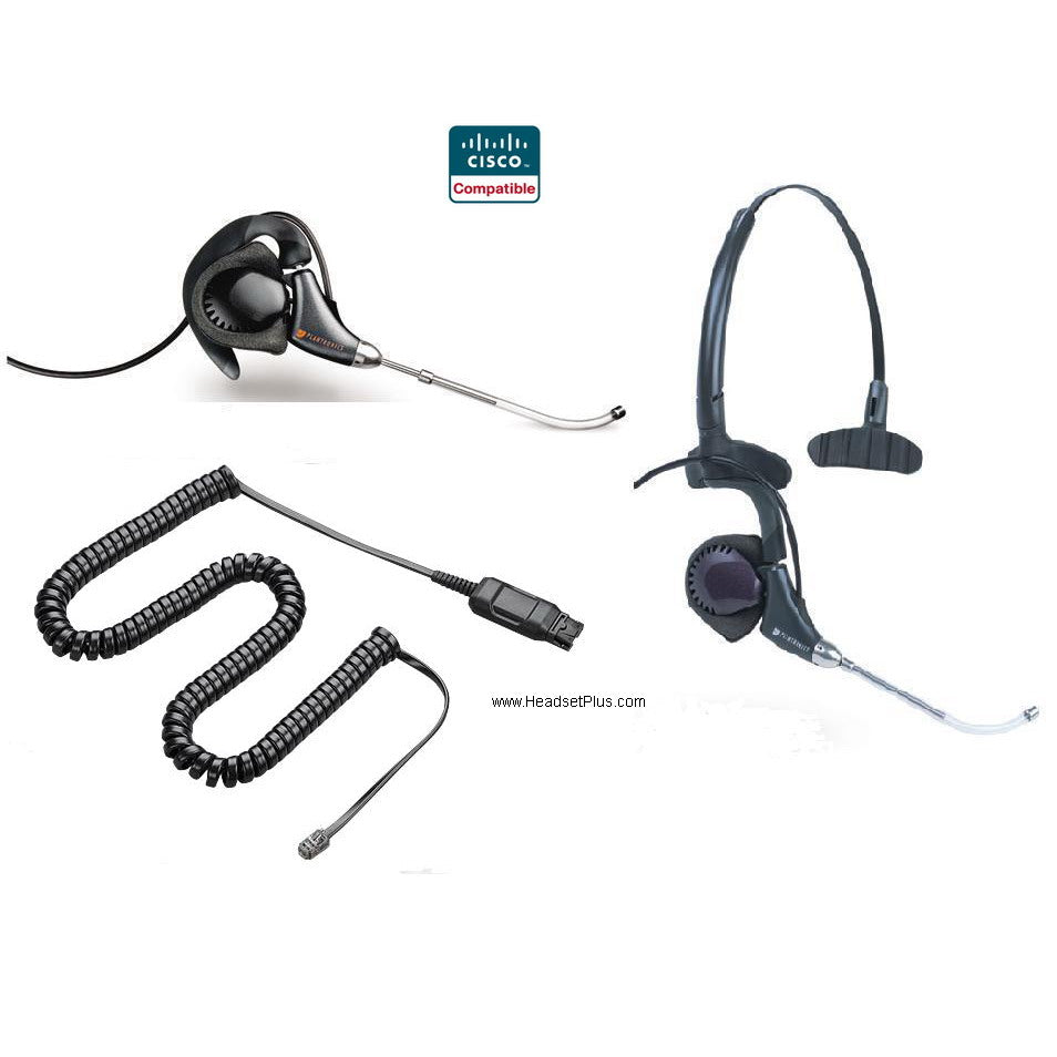 Plantronics H171-CIS CISCO IP DuoPro Headset *DISCONTINUED* – Headset plus